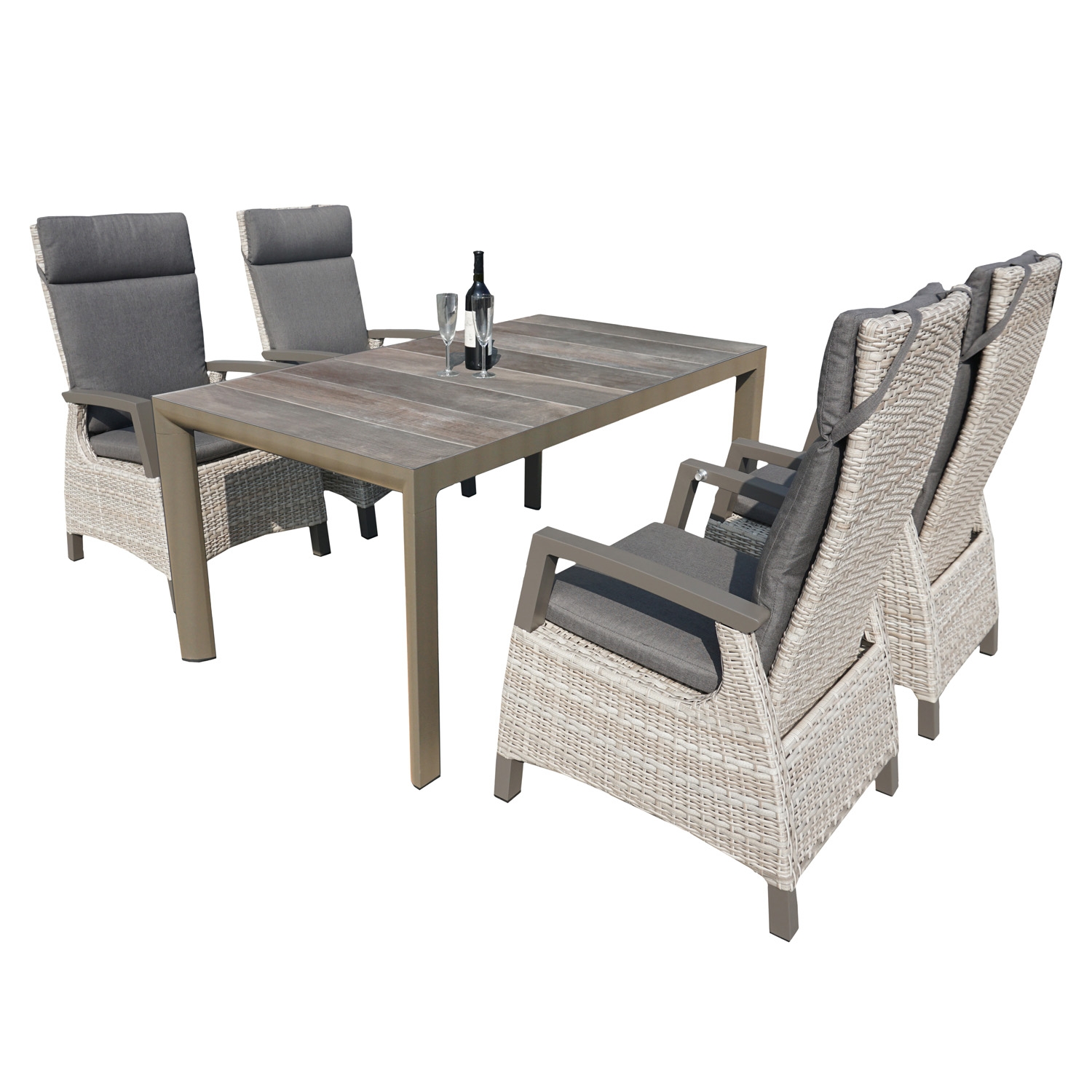 Costa Dining dining set voor 4 personen - Royal Seasons