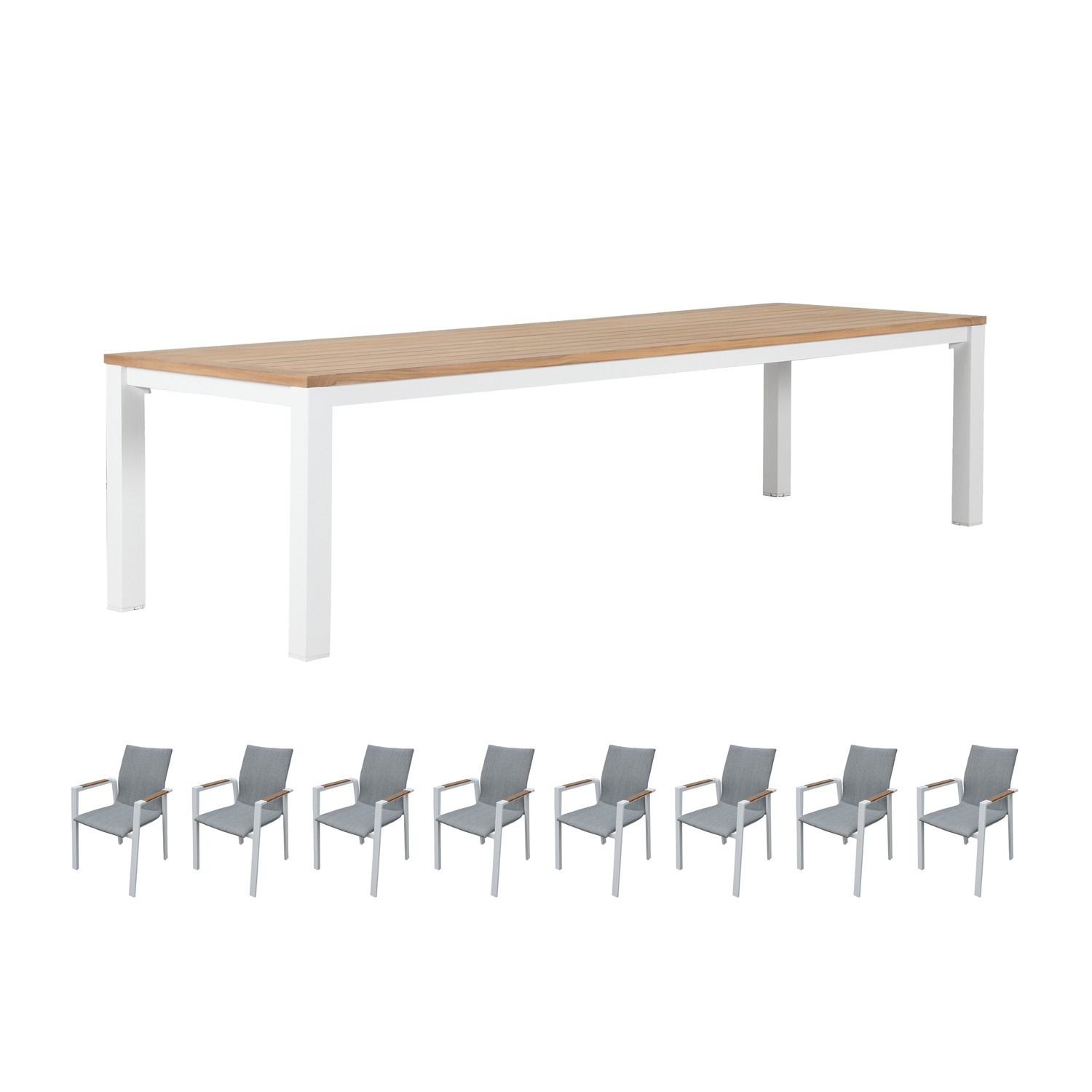 Rivièra dining set voor 8 personen - Royal Seasons